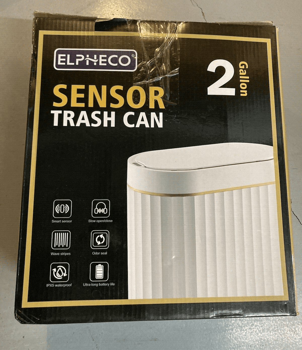 ELPHECO Automatic Motion Sensor Trash Can - 2 Gallon - Walmart.com