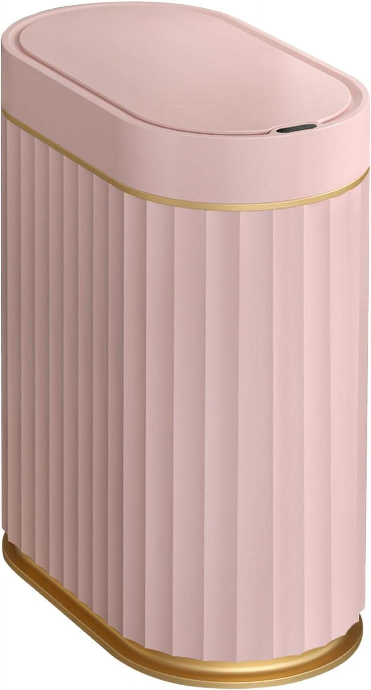 ELPHECO Sensor Trash Can 2 Gallon Waterproof Motion Sensor Trash Can, Automatic Bathroom Trash ...