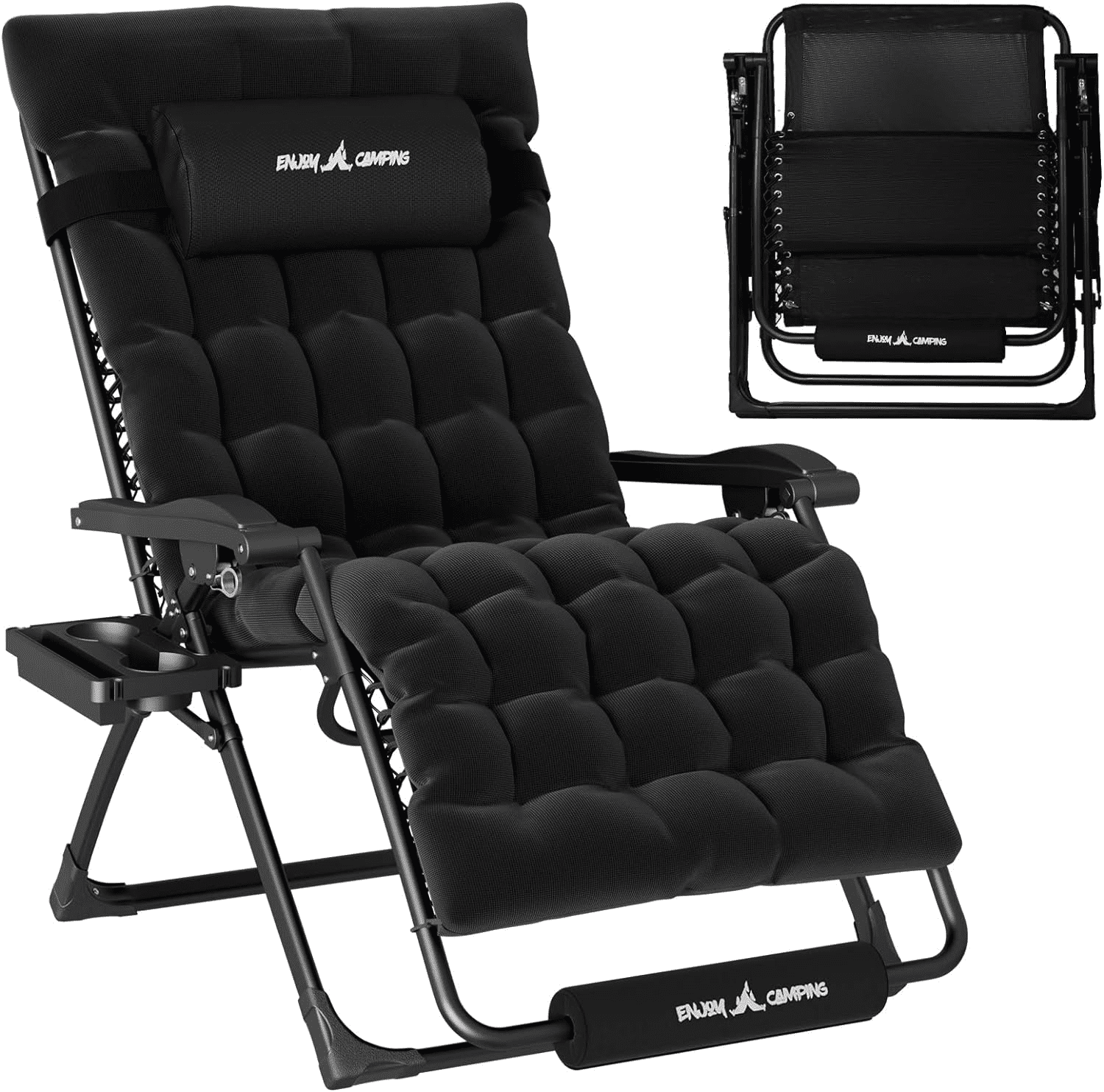 Costway Outdoor Patio Folding Zero Gravity Rocking LOUNGE Chair w ...