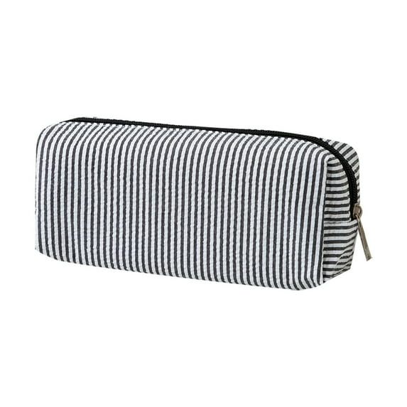ELQCSG Large Capacity Stripe Pen Bag for Craft and Stationery Supplies ...