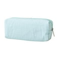 ELQCSG Large Capacity Stripe Pen Bag for Craft and Stationery Supplies ...
