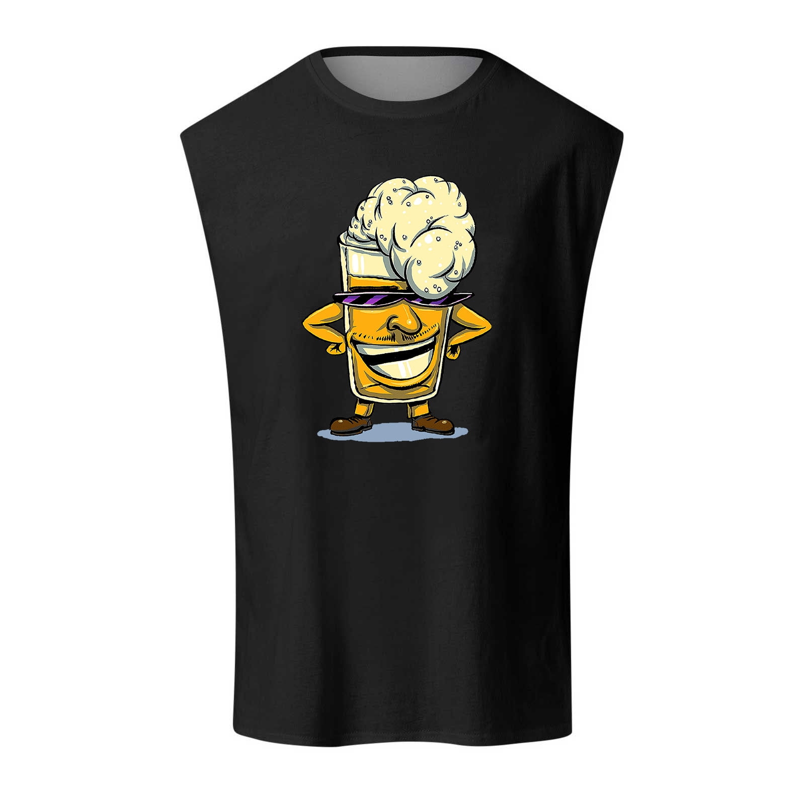 ELQCSG Mens Tank Tops Mens Undershirts Summer New Men's Tank Top ...