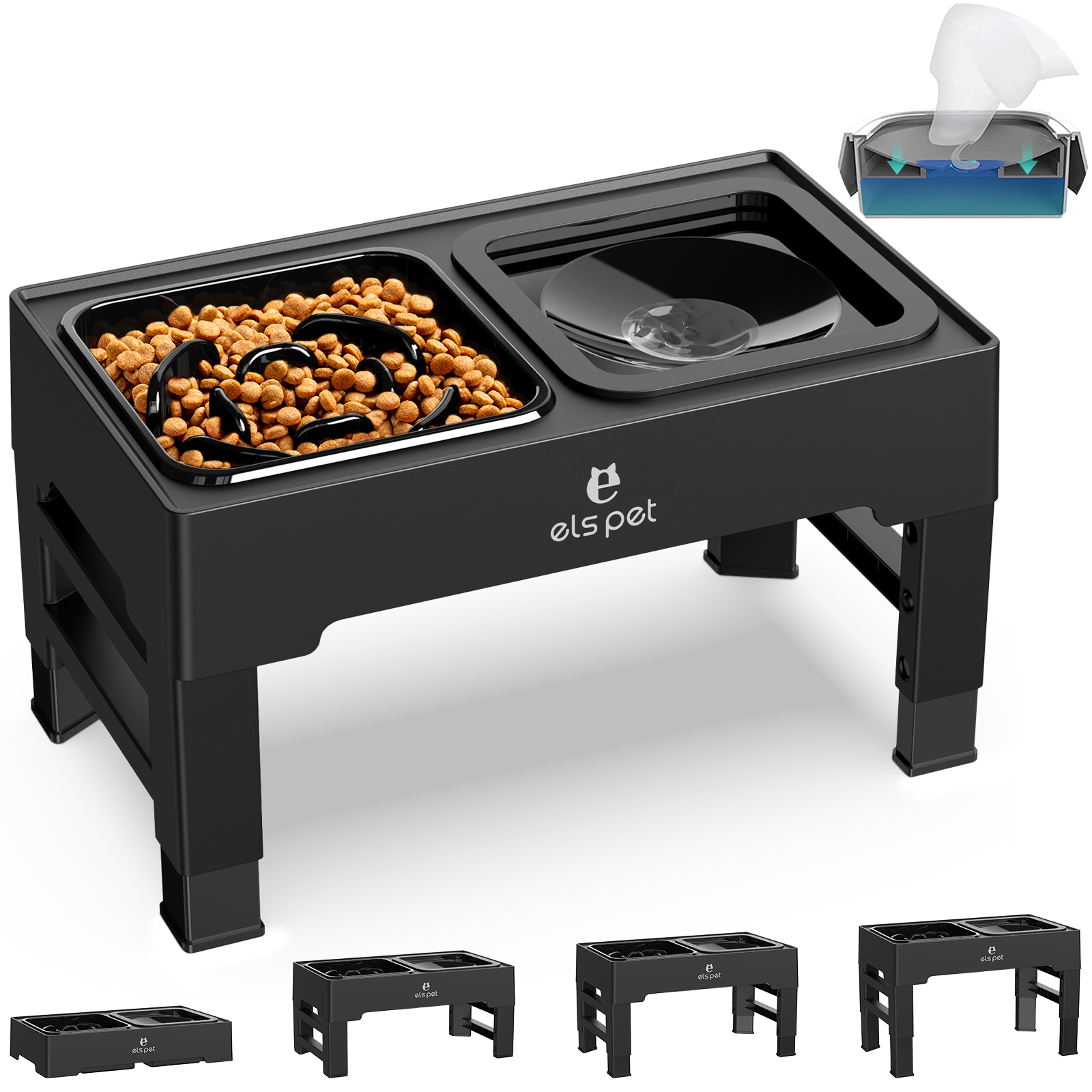 dog feeder automatic feeder cat food dishes Kitty Bowl With Non Spill ...