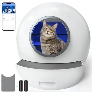 Popur X5 Auto Sifting Robot Cat Litter Box, Self Cleaning Core Bundle ...