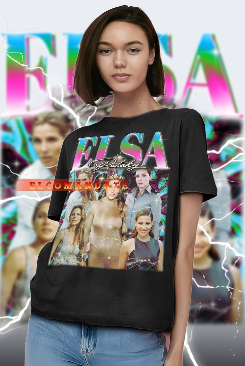 ELSA PATAKY Actress Vintage Shirt, Elsa Pataky Homage Tshirt, Elsa ...