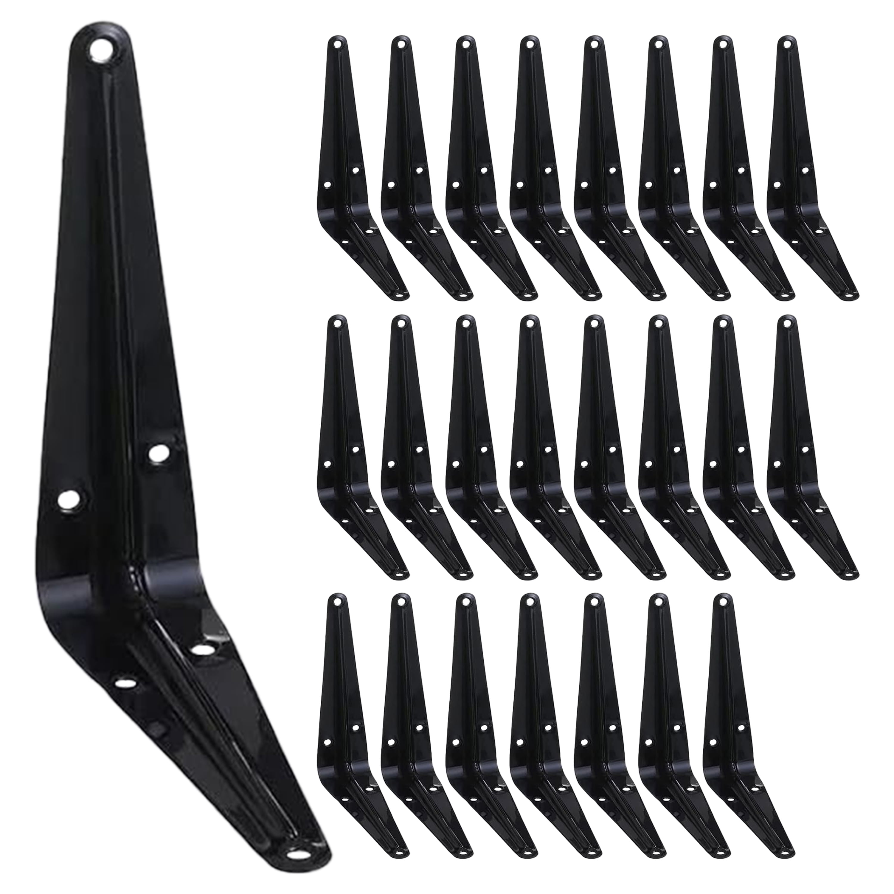 ELSKER&HOME 24 Pack Shelf Brackets 4 Inch, Floating Shelf Bracket for ...