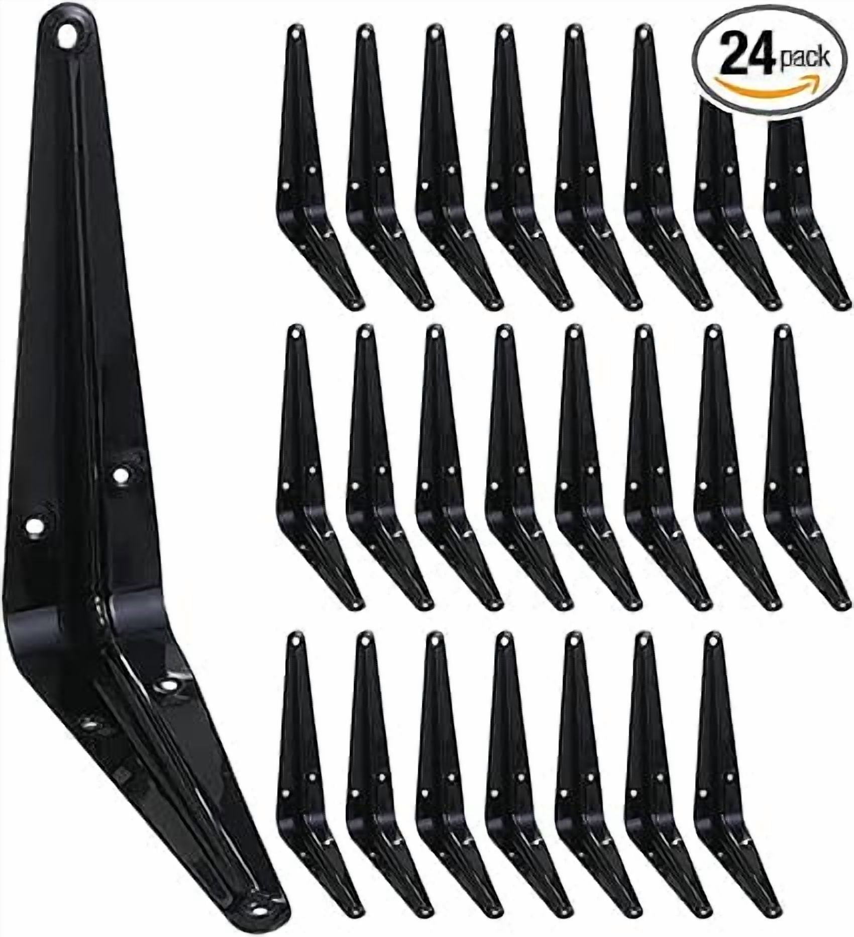 ELSKER&HOME 24 Pack Shelf Brackets 6 Inch, Floating Shelf Bracket for ...