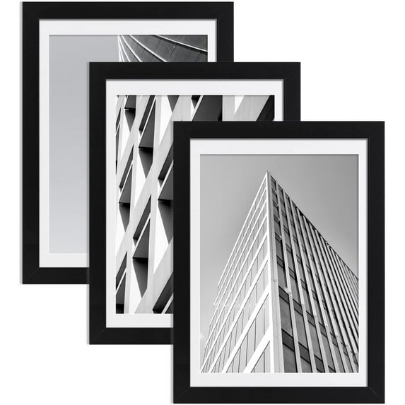 ELSKER&HOME 24x36 Poster Frame Black 3 Pack, Display Pictures 20x30 ...