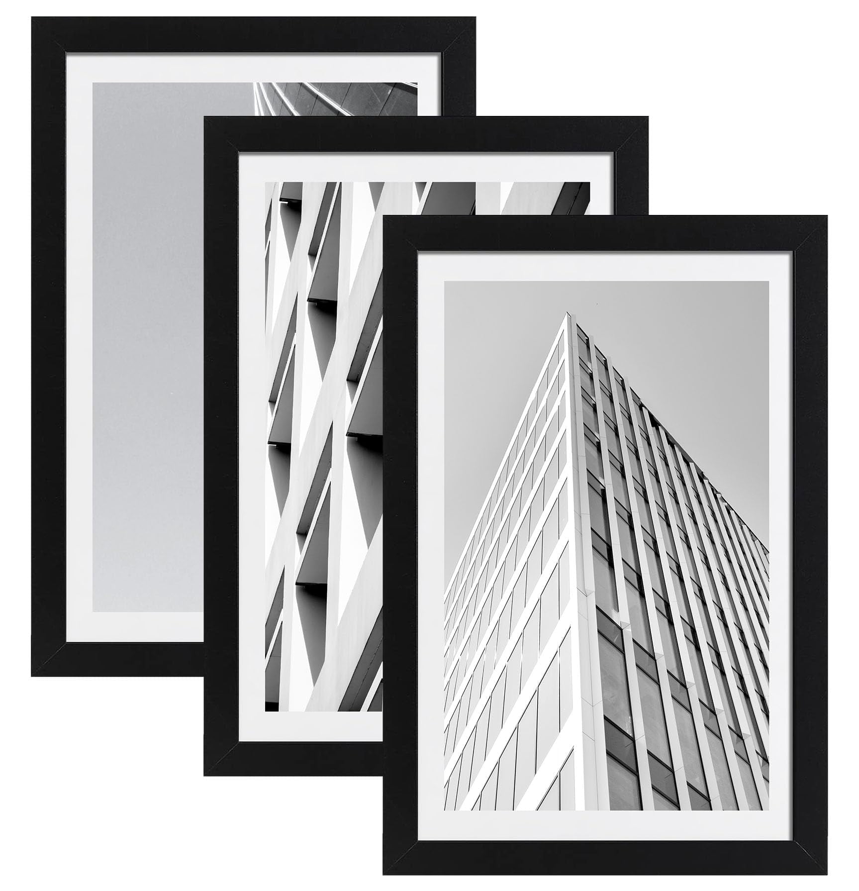 ELSKER&HOME 27x40 Poster Frame Black 3 Pack, Display 24 x 36 Pictures ...