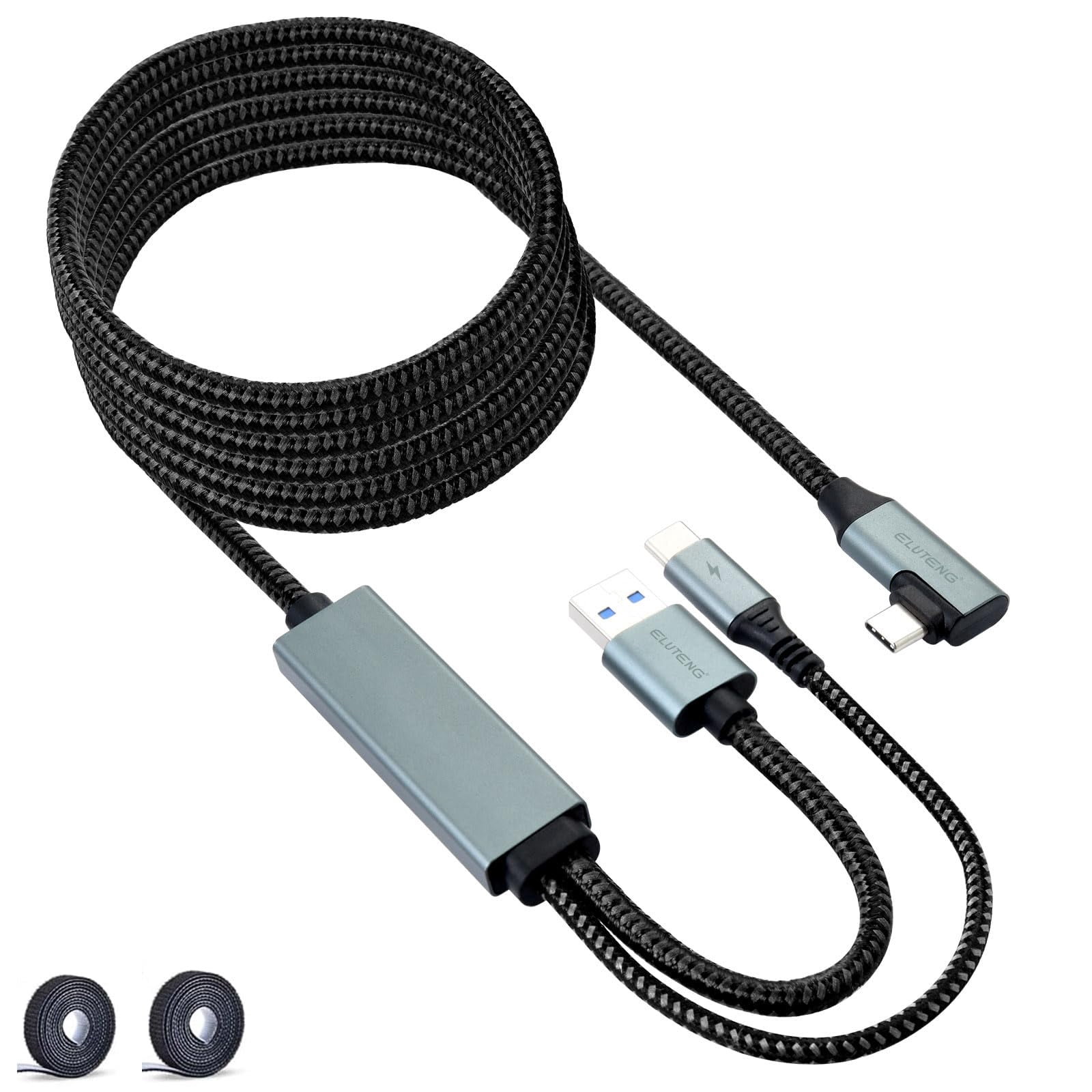 ELUTENG 16FT Link Cable for Meta Quest 3,Oculus Quest 2 Charger,5Gbps ...