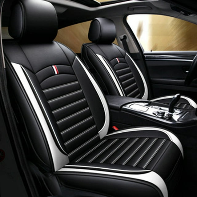 ELUTO Universal Car Front Seat Covers, Water Resistant Breathable PU ...