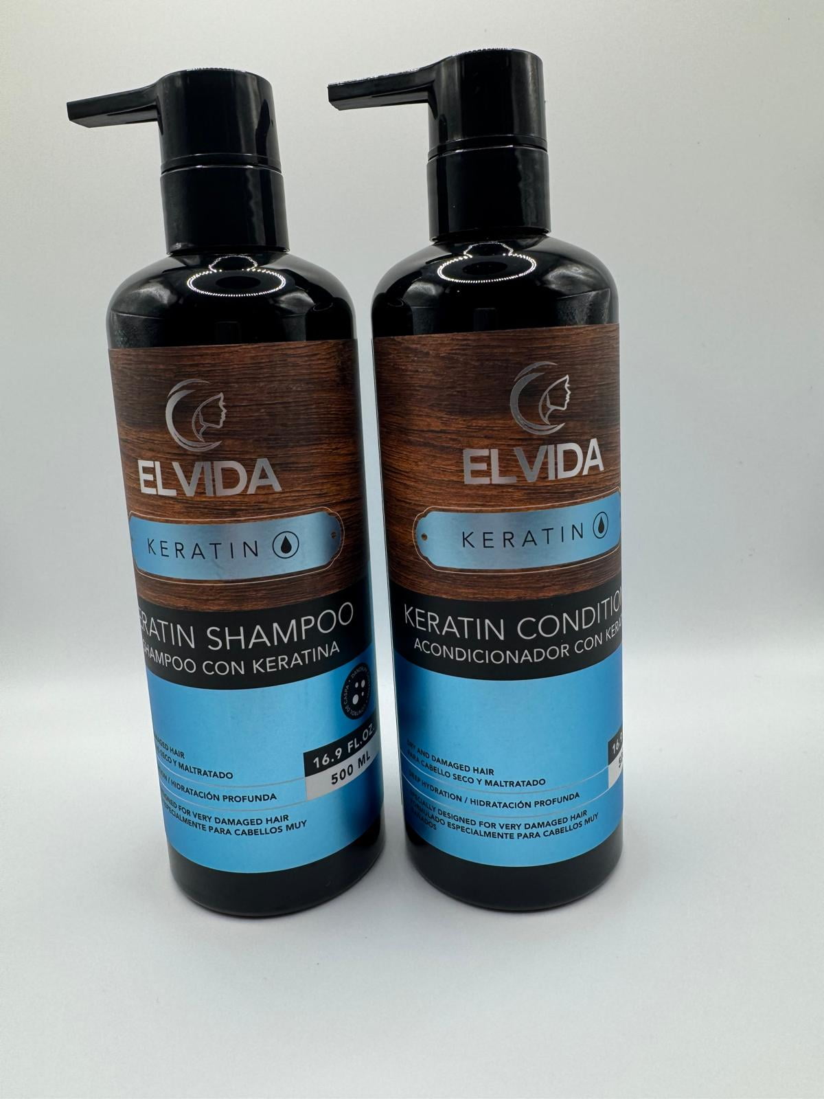 ELVIDA Keratin Shampoo and Conditioner - Walmart.com