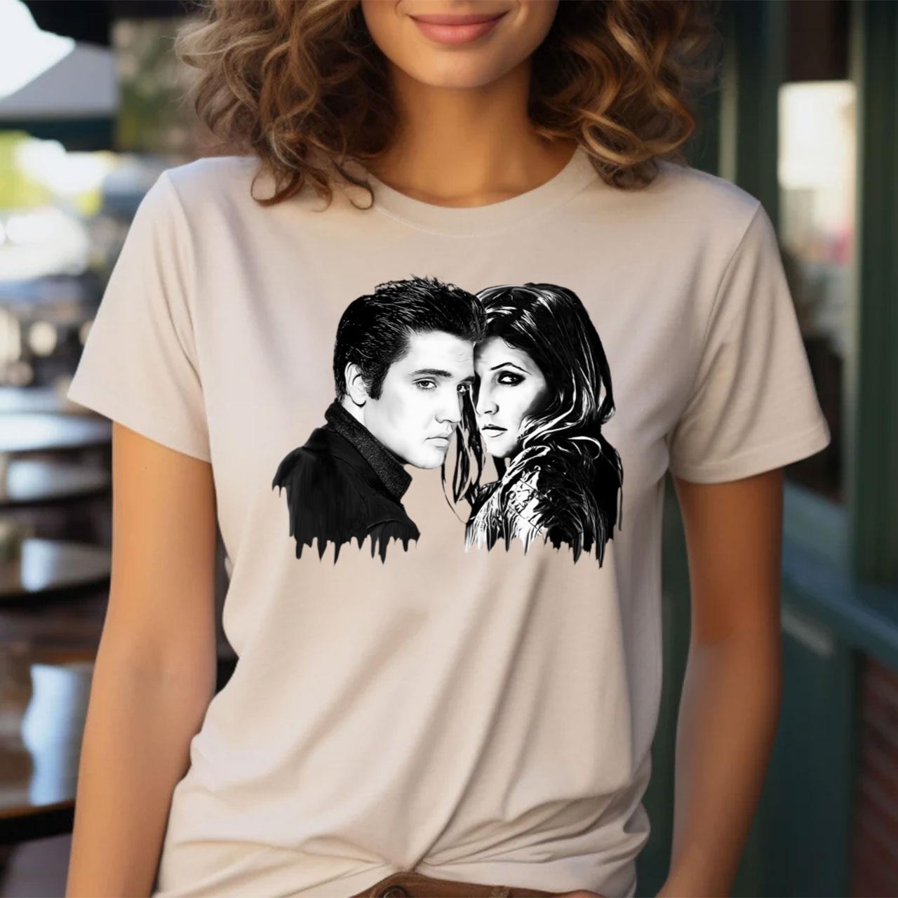 ELVIS AND LISA! T shirt. Sadly we lost Lisa Marie Presley, she's with ...