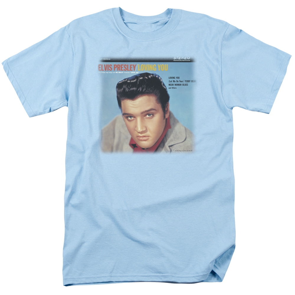 ELVIS/LOVING YOU SOUNDTRACK - S/S ADULT 18/1 - CAROLINA BLUE - SM ...