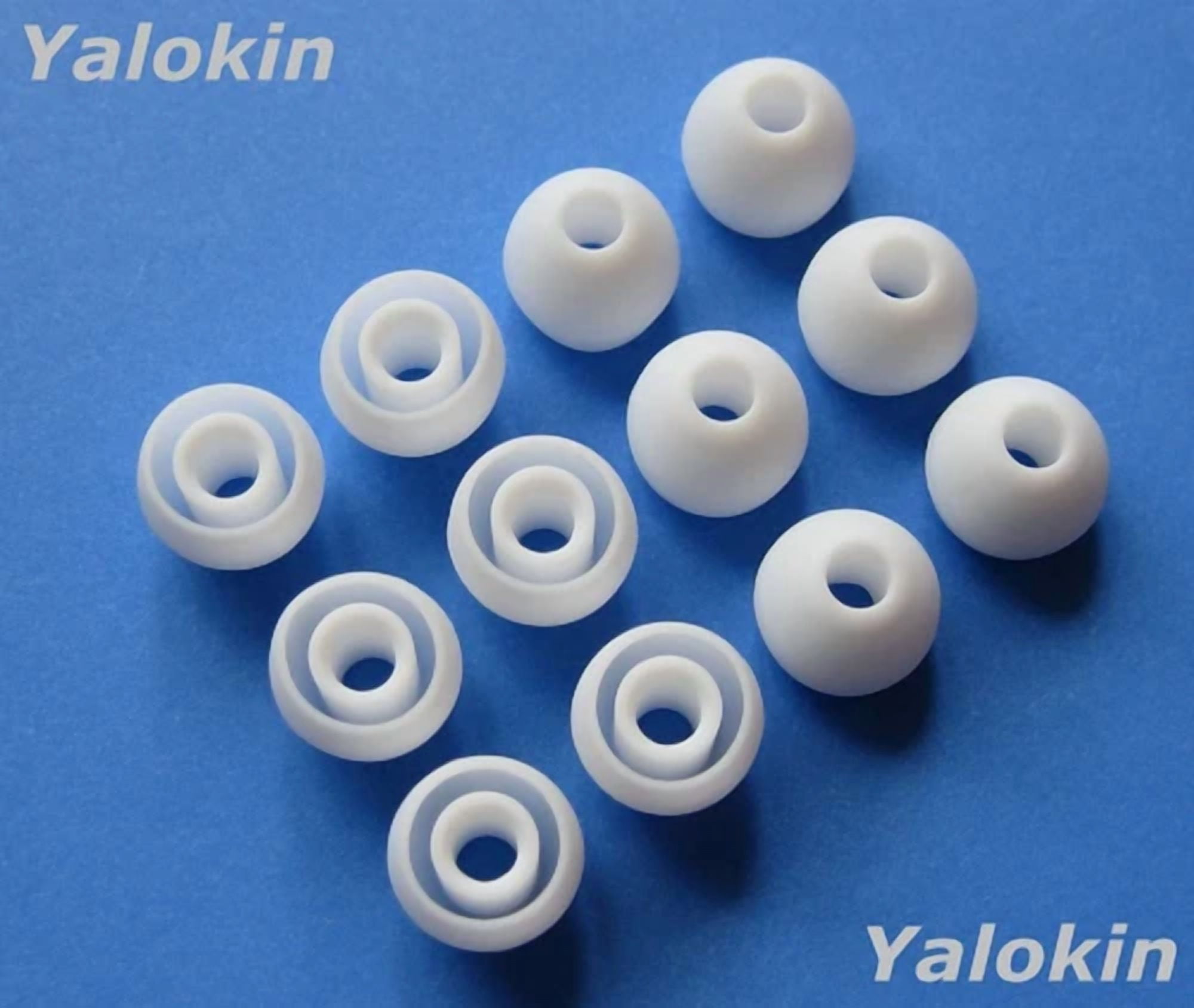 ELVY- 12Pcs Small White Soft Eartips Earbuds Set For Audio-Technica In ...