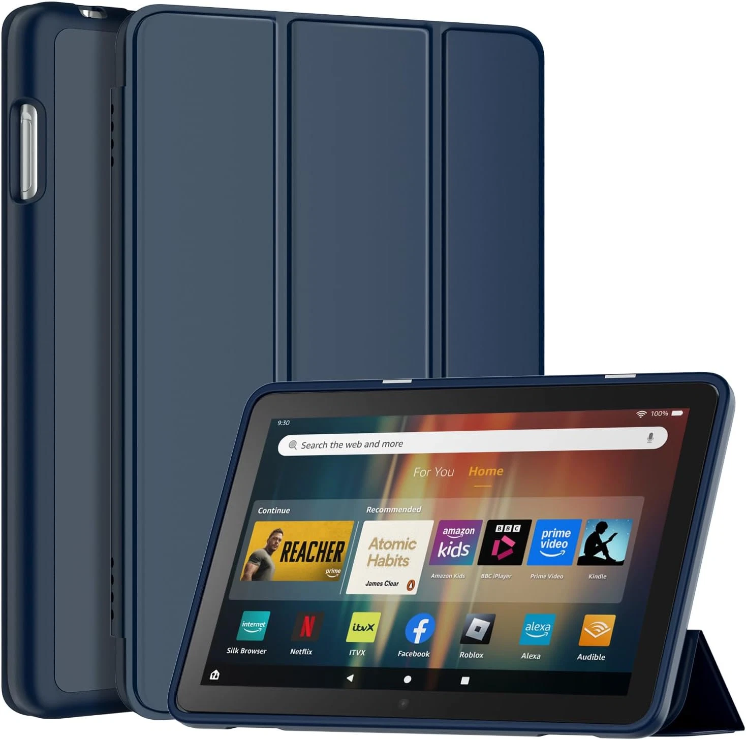 ELVY- All-New Fire Hd 8 & 8 Plus Tablet Case (12Th/10Th Generation 2024 ...