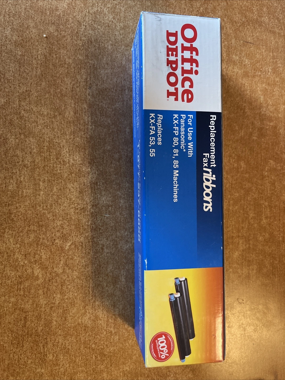 ELVY- Office Depot Black Replacement Fax Ribbons Panasonic* Kx-Fp 80 ...