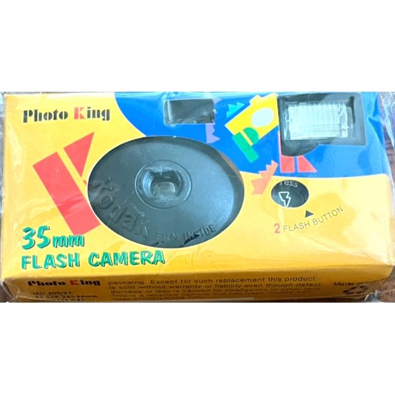 ELVY- Photo King 35Mm Flash Camera 27 Exposures - New Single Use Camera ...