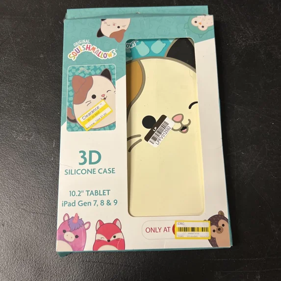 ELVY- Squishmallows 3D Silicone Case 10.2" Tablet Ipad Gen 7, 8 & 9 ...