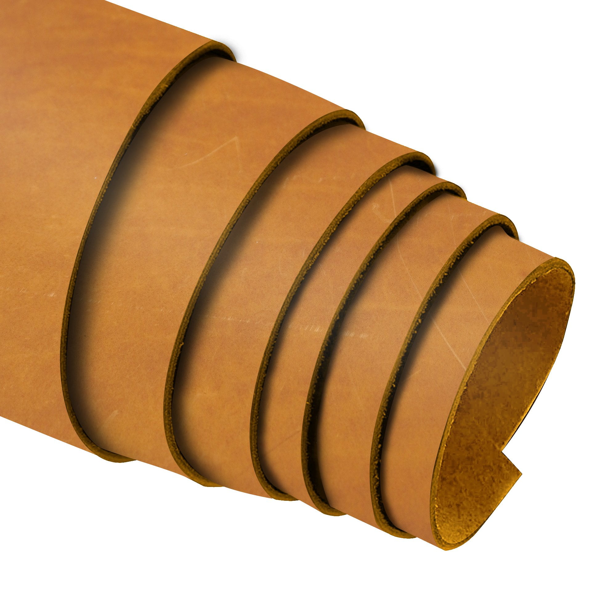 ELW 4-6 SQ FT Pre-Cut Cowhide Tobacco Brown Leather 9-10 oz 3.6-4mm ...