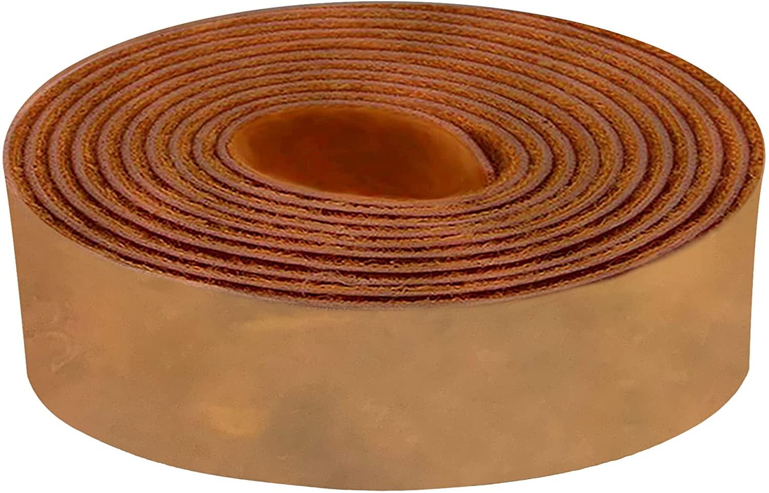 ELW 9-10 oz 2-2.4mm Tobacco Brown Straps, Belts, Strips 3.5" Wide X 72 ...