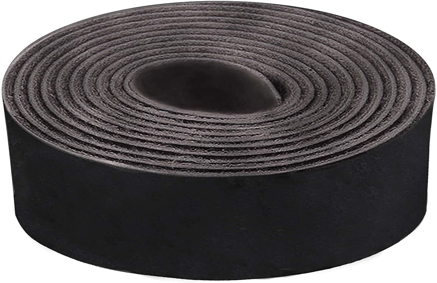 ELW Black Latigo Leather 5-6 oz. 2-2.4mm Straps, Belts, Strips 1-1/4" 3 ...