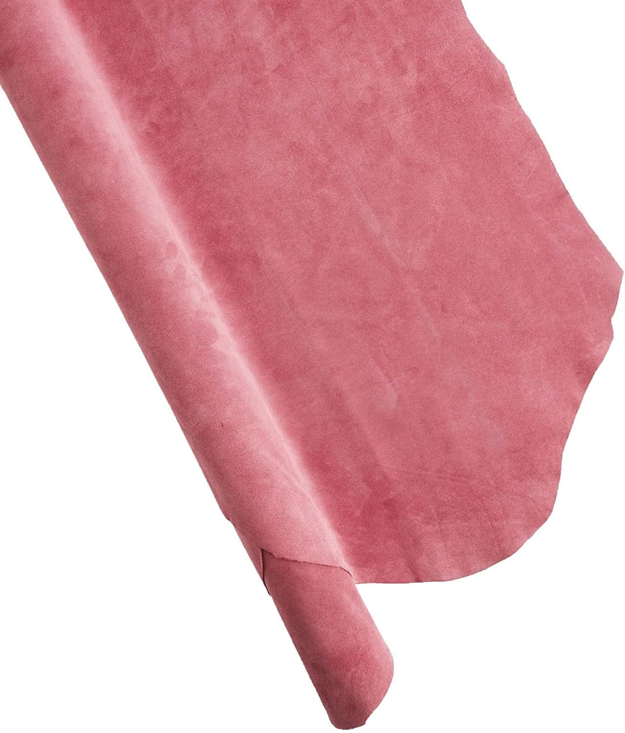 ELW Chap Splits Suede 4-5 oz 1.6-2mm Dusty Rose, Pre-Cut Piece 2-4 SQ ...