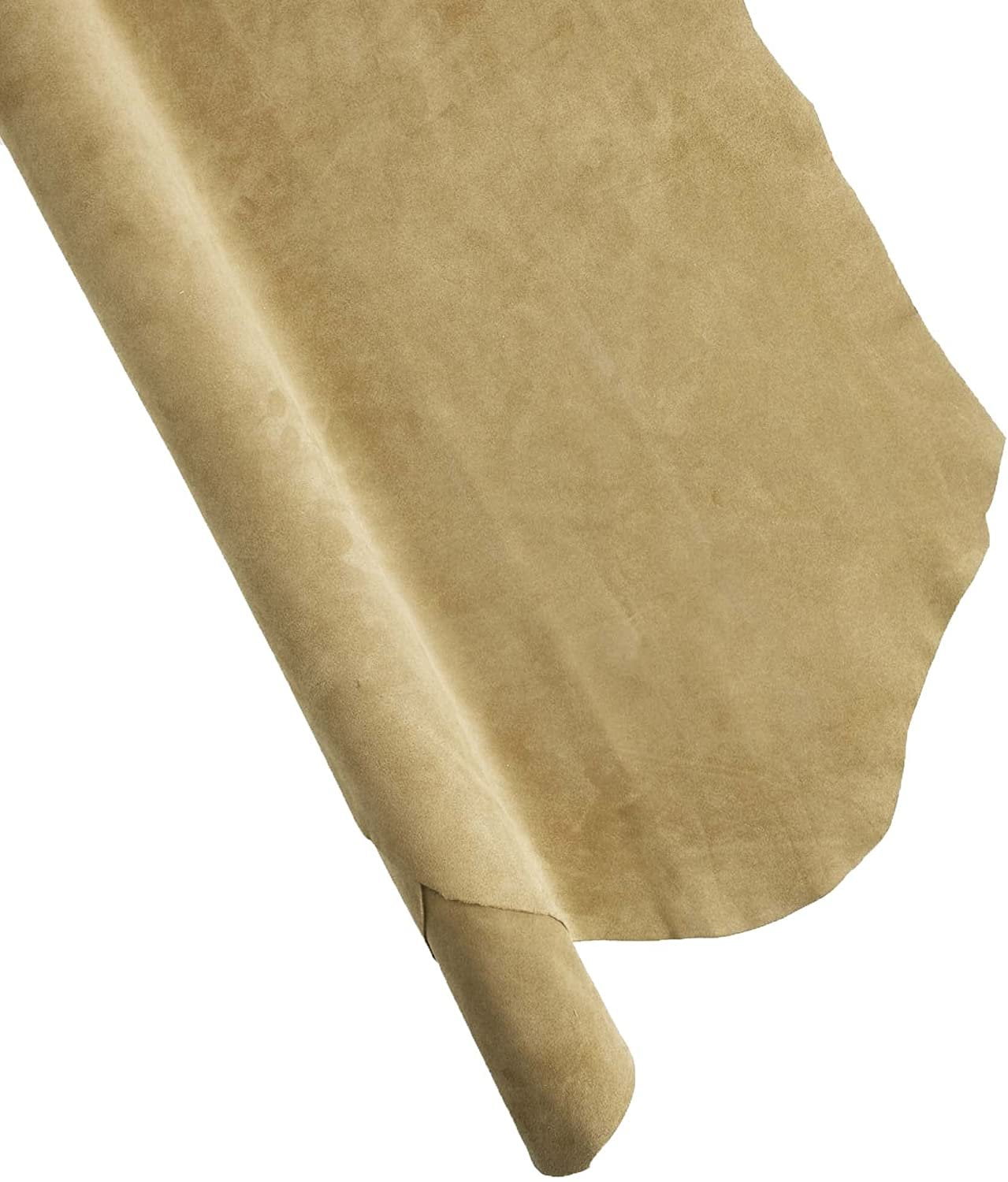 ELW Garment Splits Suede 2-4 oz 1-1.6mm Camel Pre-Cut Piece 1-3 SQ FT 2 ...