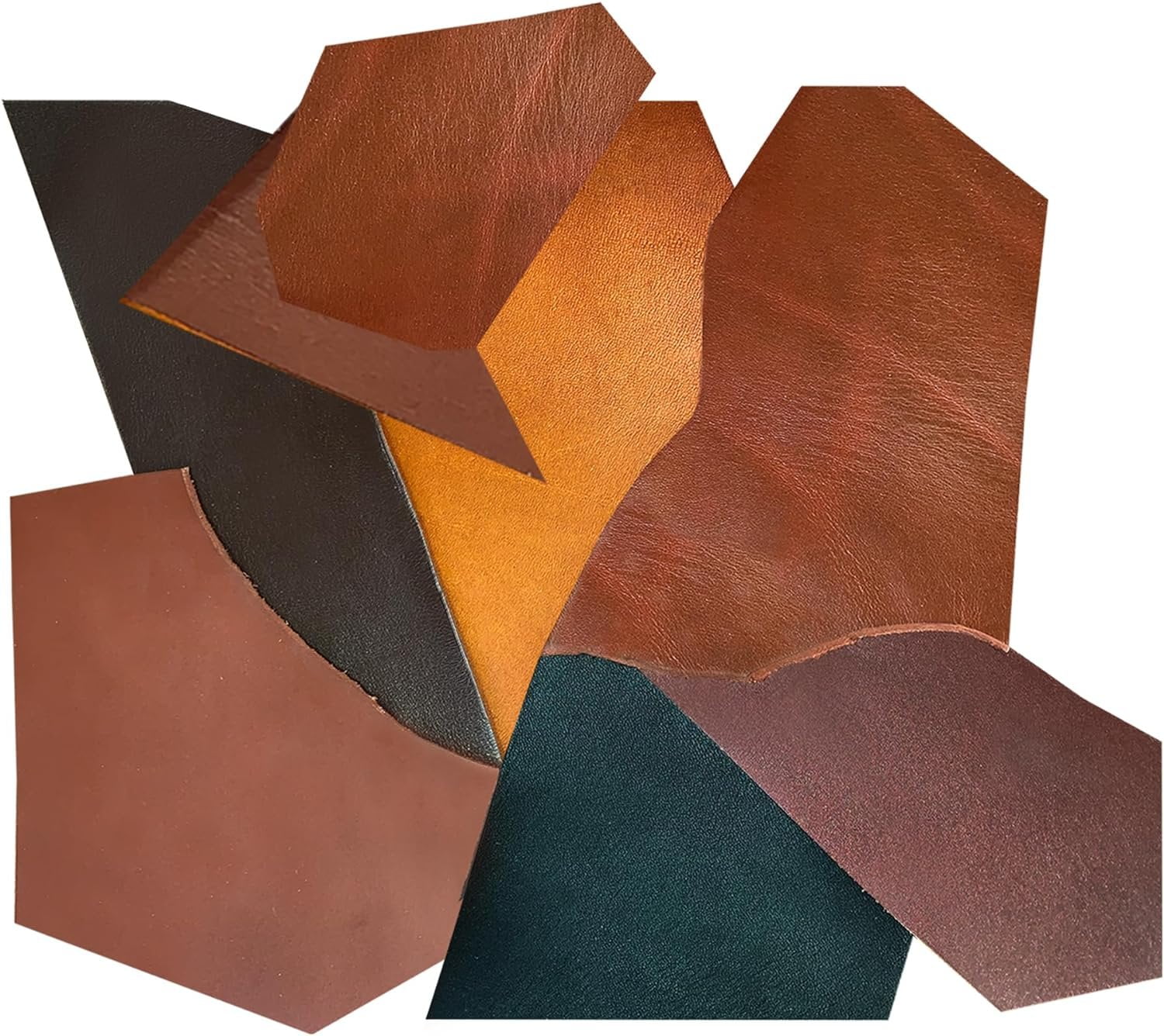 ELW Vegetable Tanned Leather Scraps 8-10 oz Heavy Duty Weight Size: 100 ...