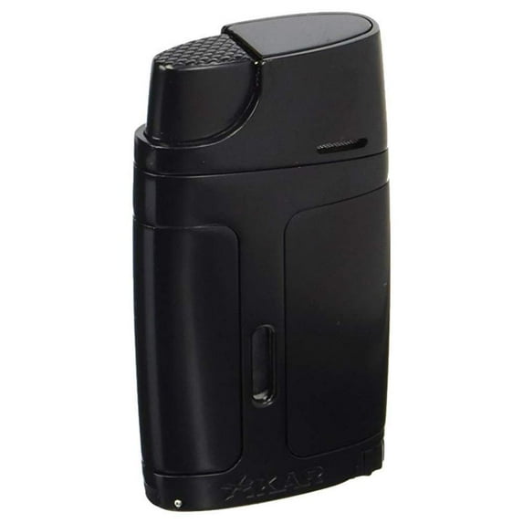 ELX Double Jet Flame Lighter, Ergonomic Design, Built-in 9mm Cigar ...