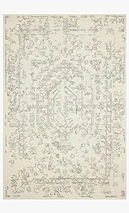 ELYSSIA DECOR HOME Tufted Beige Chevron Area Rugs, 10' x 14', Non-Slip ...