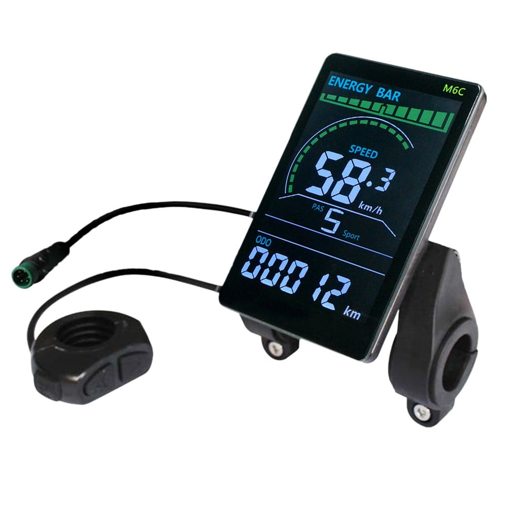 ELectric Bike large Colorful Screen TFT display M6C For Ebike Scooter Bicycle - Walmart.com