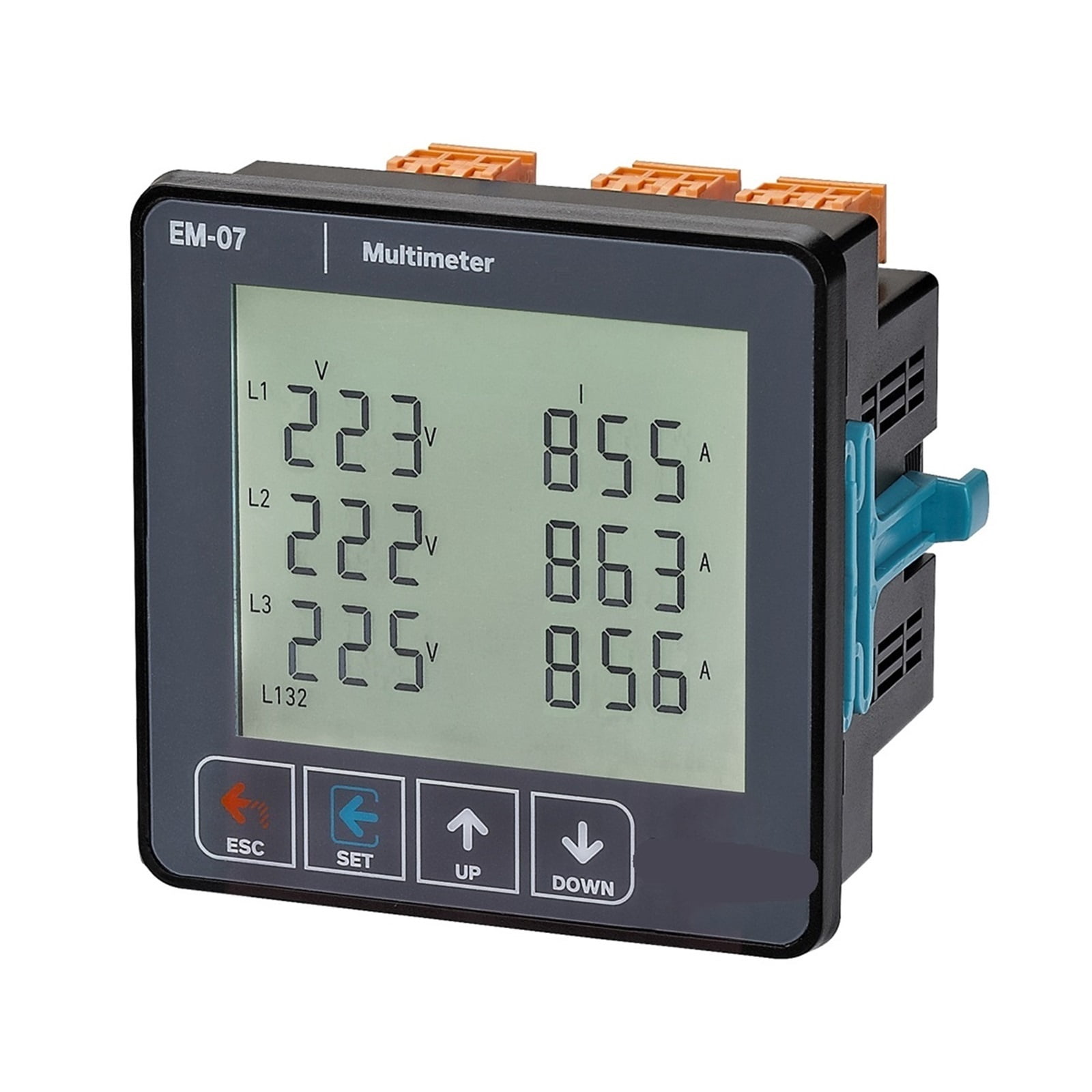 EM-07 Multimeter - Voltage, Current, Frequency, Apparent Power Tester ...