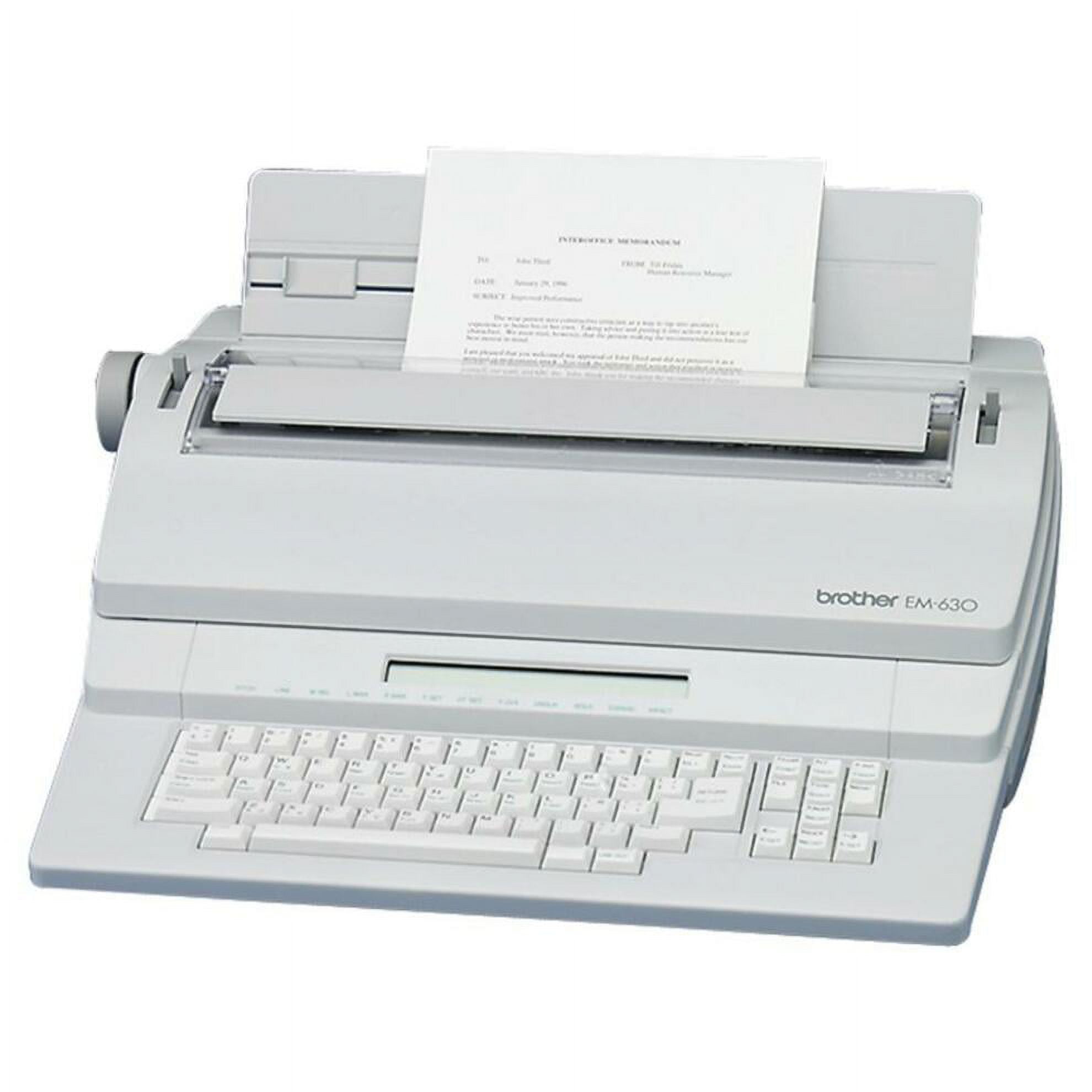 EM-630 Electronic Typewriter with Display - Walmart.com
