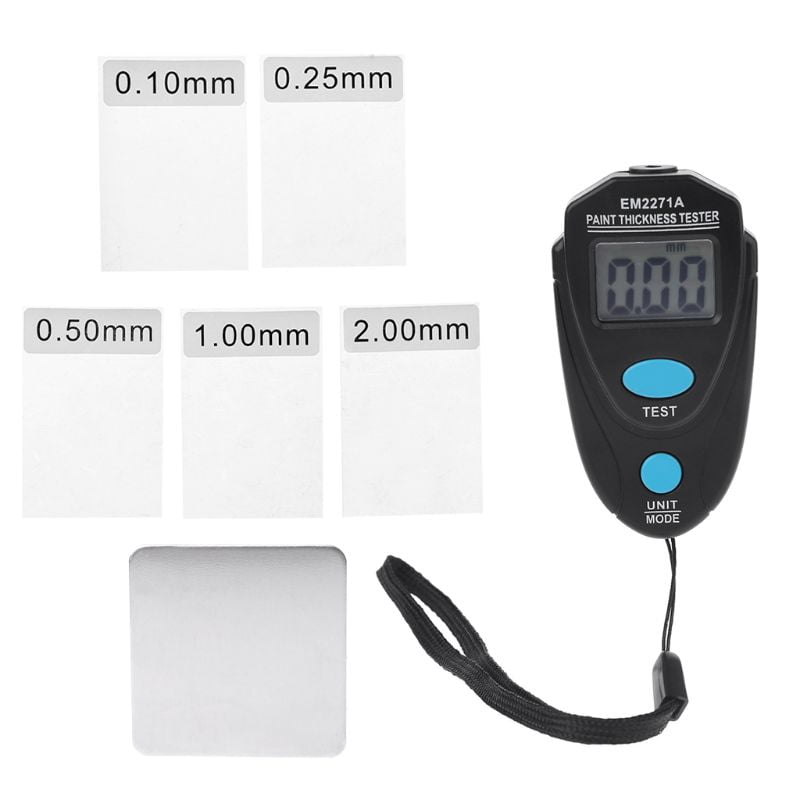 EM2271/EM2271A Mini LCD Digital Automobile Thickness Gauge Car Paint ...