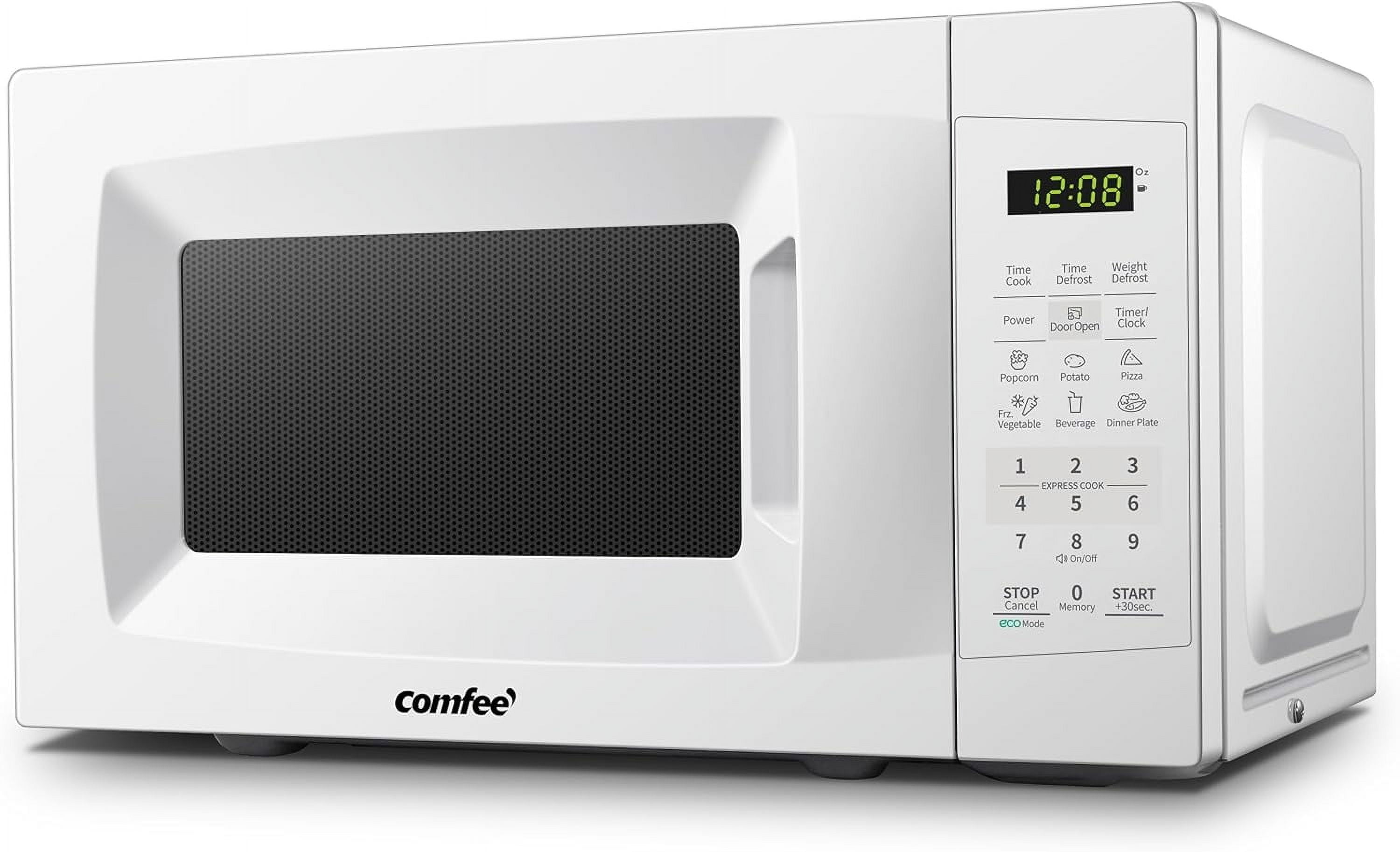 EM720CPL-PM Countertop Microwave Oven with Sound On/Off, ECO Mode and ...