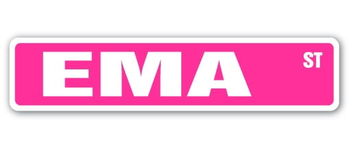 EMA Street Sign Childrens Name Room Sign | Indoor/Outdoor | 36" Wide ...