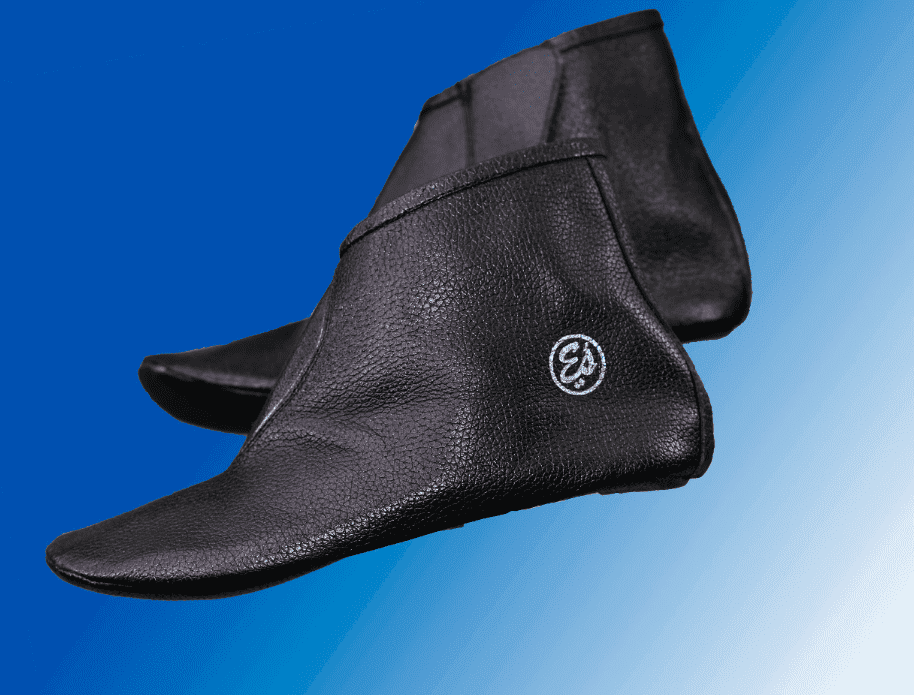 EMAAN SOUQ Unisex Large Black Khuffain (Wudu) Socks, Halal Leather ...