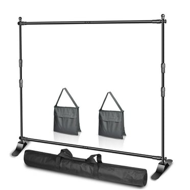 Anley Adjustable X Banner Stand with Travel Bag - Portable Retractable ...