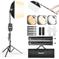 EMART 16×16" Professional Softbox Lighting Kit, 3000K-6000K 85W LED ...