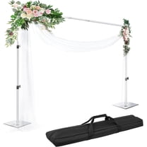 EMART 10x12ft Heavy-Duty Adjustable Pipe & Drape Stand Kit with Steel ...