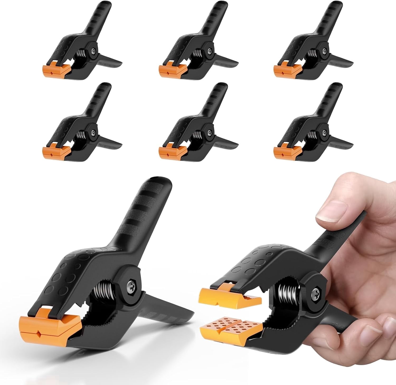 Emart 6 Pack Heavy Duty Muslin Spring Clamps 4.5 inch - Walmart.com