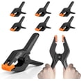 EMART 6 Pack Heavy Duty Muslin Spring Clamps, 9 inch Photo Booth ...