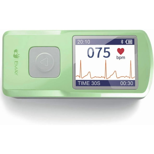 Free Shipping! EMAY Wireless EKG Monitor | Records ECG & Heart Rate ...