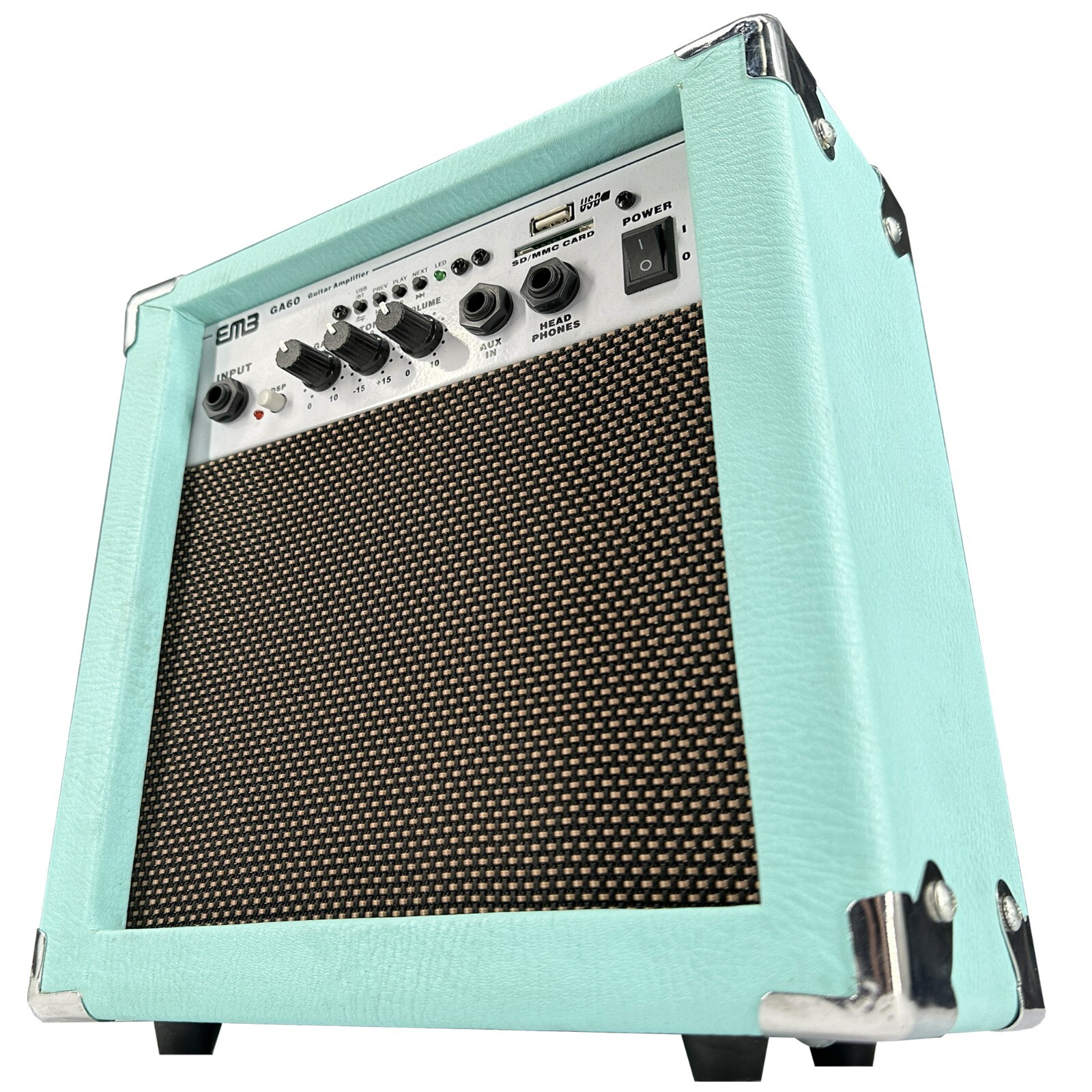 EMB 250W Guitar Amplifier Speaker Powerful Cabinet - SD USB AUX ...