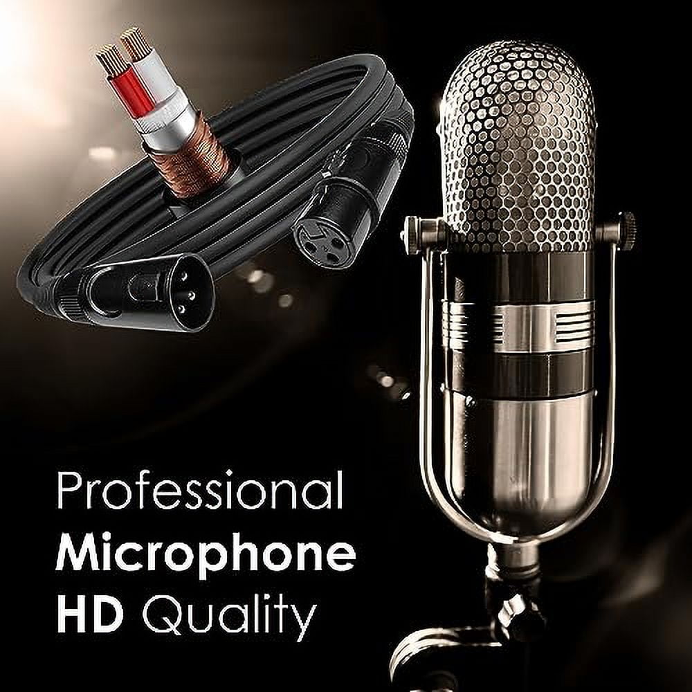 EMB 6-Pack Pro 16AWG 8mm 25 Feet 100% OFC XLR Balanced Shielded Mic ...
