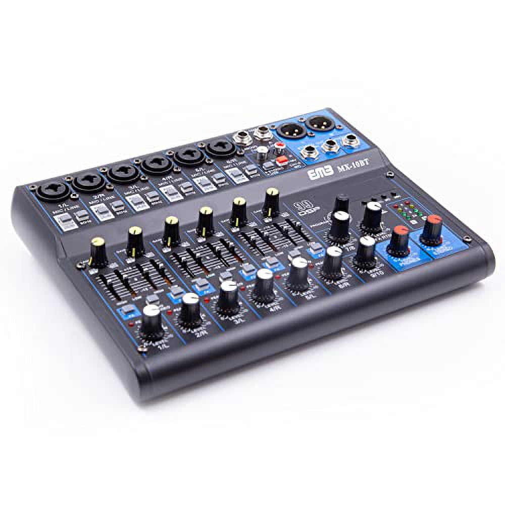 EMB MX10BT 99 DSP 10-Channel Audio Mixer Mixing Console MP3 Sound Desk ...
