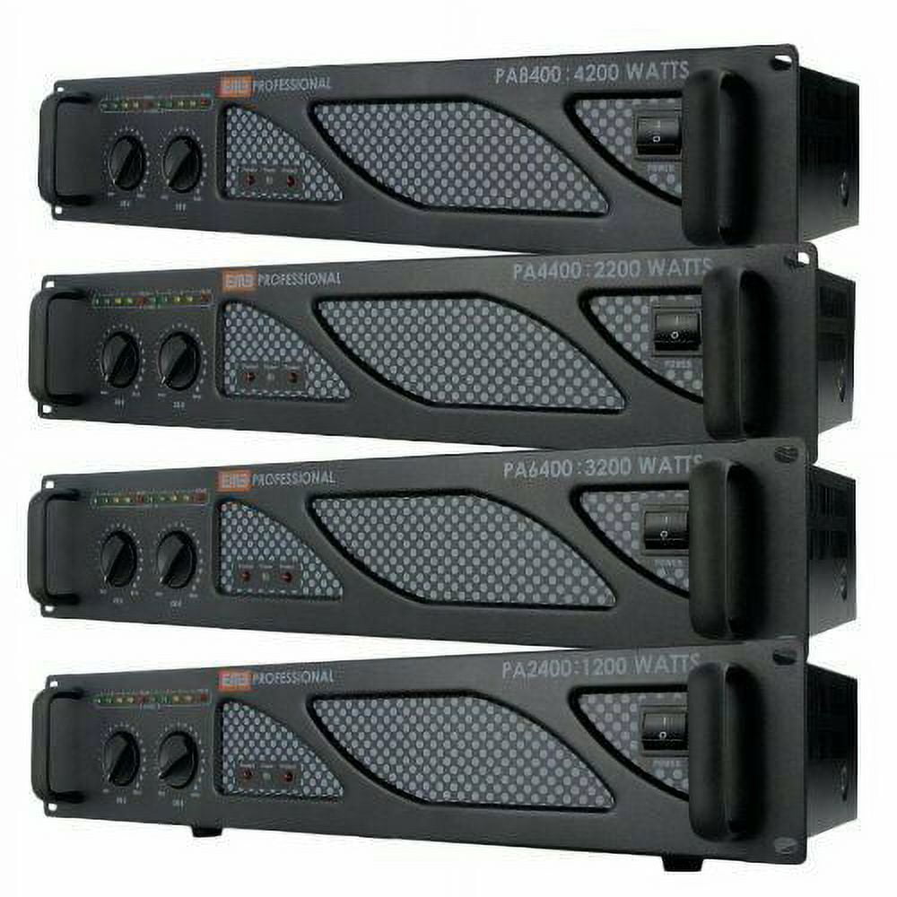 EMB Pro PA8400 4200W 2 Channel Power DJ Amplifier 2U Rack Mount Amp ...