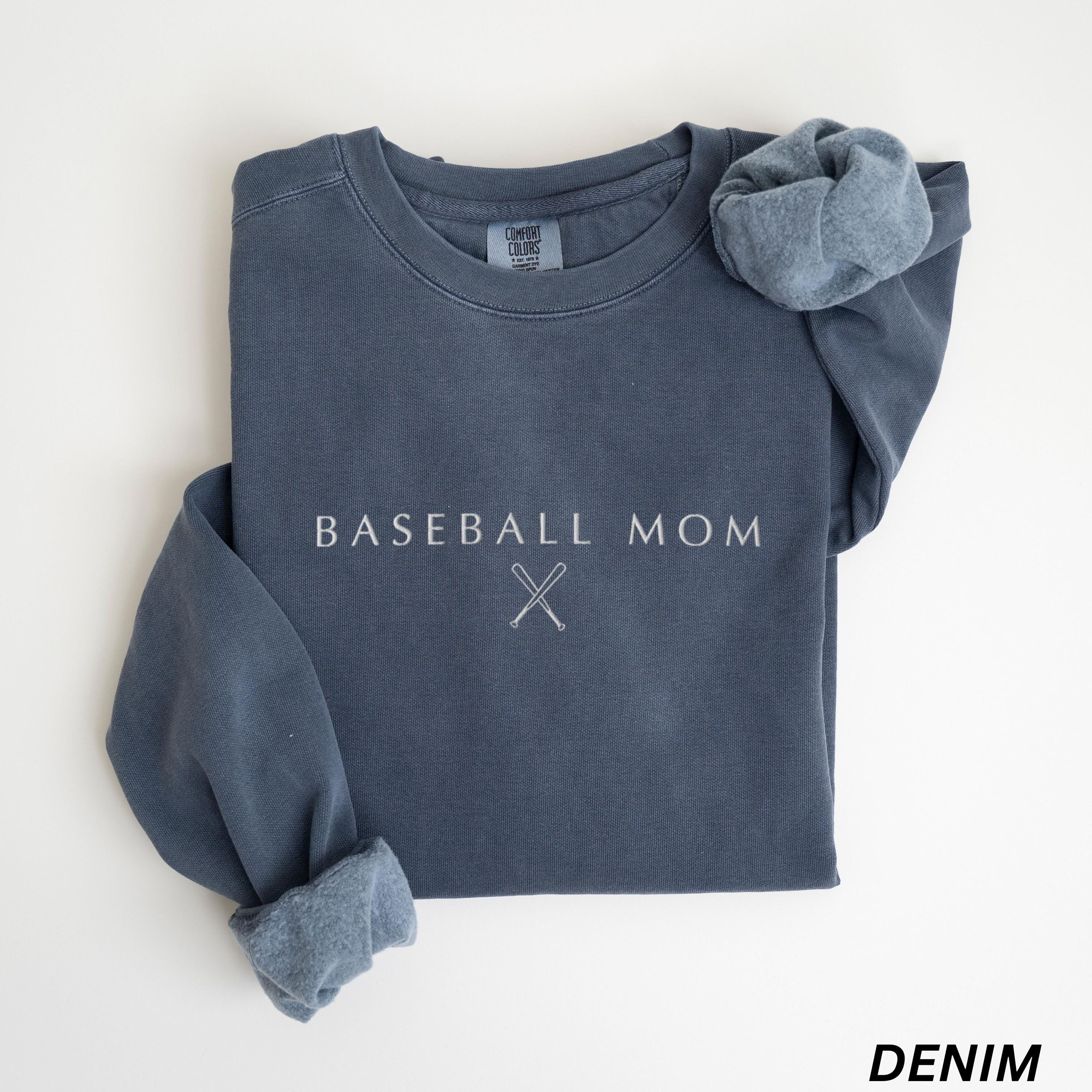 EMBROIDERED Baseball Mom Sweatshirt, Baseball Mama Game Day Sweater ...