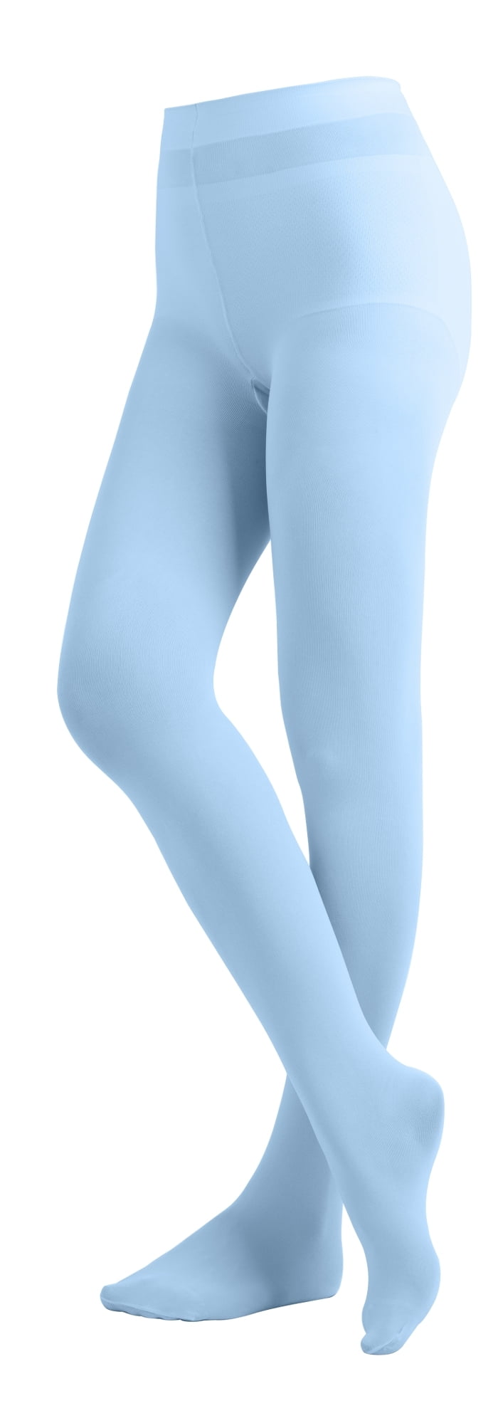 EMEM Apparel Women's Ladies Solid Colored Opaque Dance Ballet Costume ...